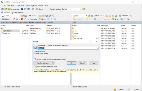 Firmware Upgrade - IPLOG